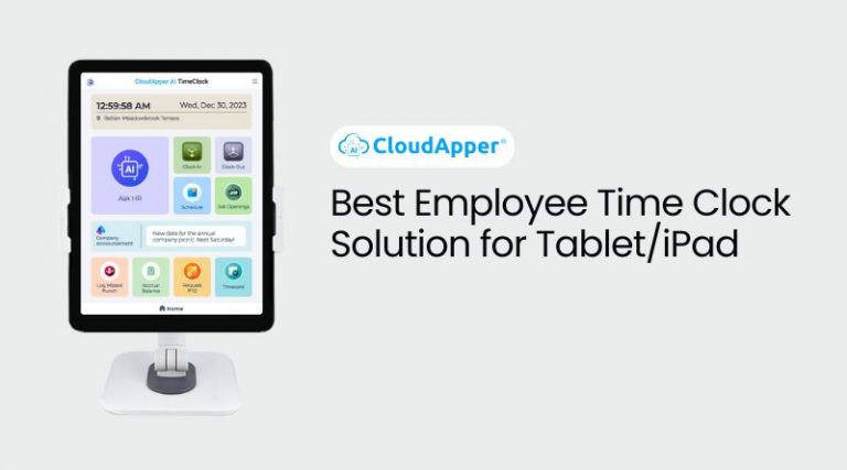 Best Employee Time Clock Solution for Tablet/iPad