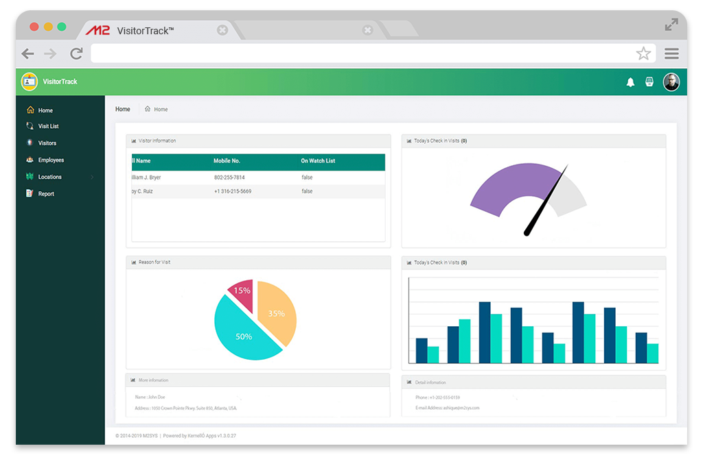 VisitorTrack™ - Biometric Visitor Management - Cloud Based System VisitorTrack™ - Biometric Visitor Management - Cloud Based System