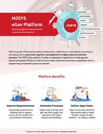 M2SYS e-Gov Platform Brochure Download